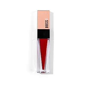 Bossy Cosmetics Liquid Lipstick for Women, Long Lasting All Day Wear, Matte, Vegan & Cruelty-Free, Hydrating, Healthy & Full Lips, Paraben Free, Oprah's Favorite Things 2023 (FAITH - RED COLOR)