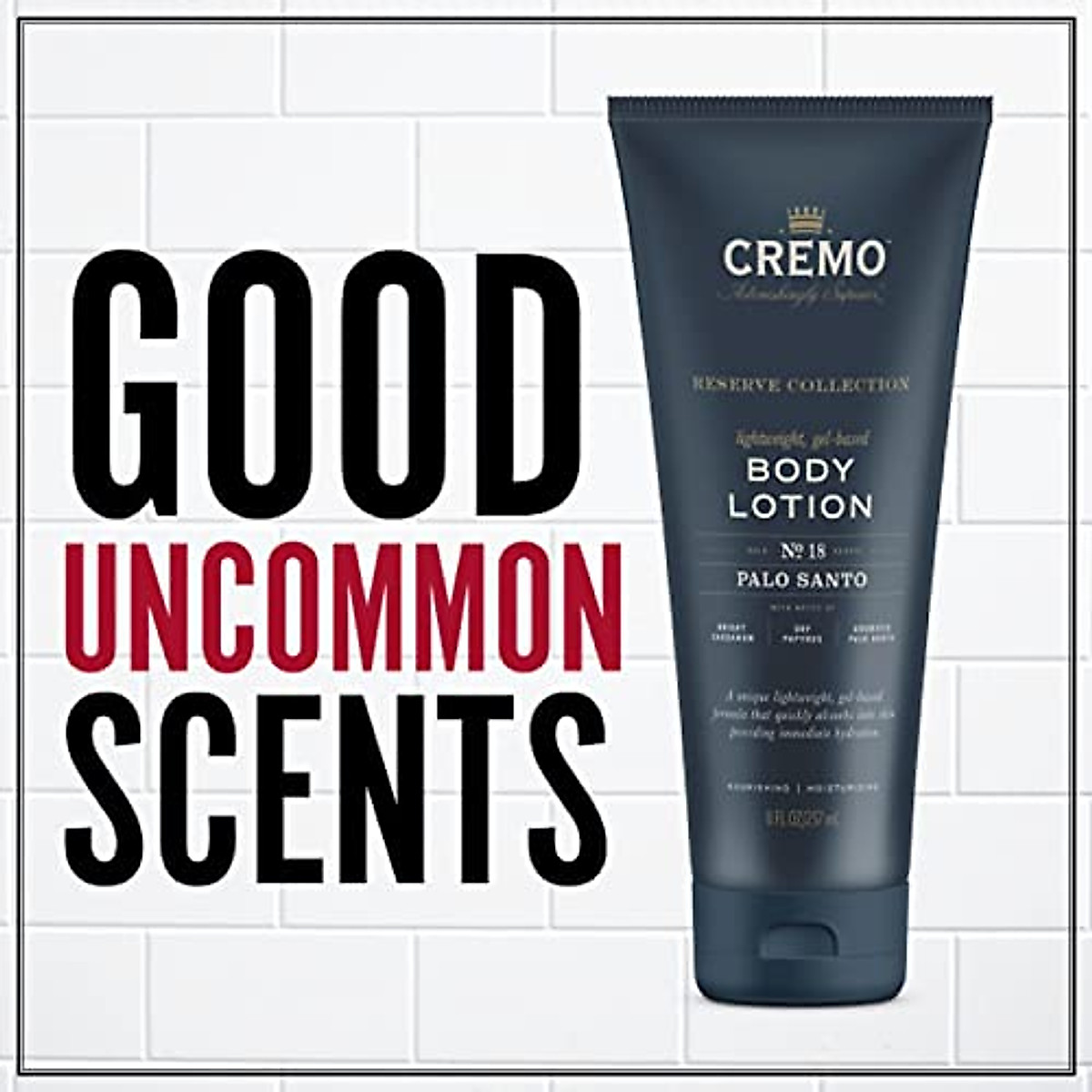 Cremo Palo Santo (Reserve Collection) Body Lotion, 8 Fluid Ounce