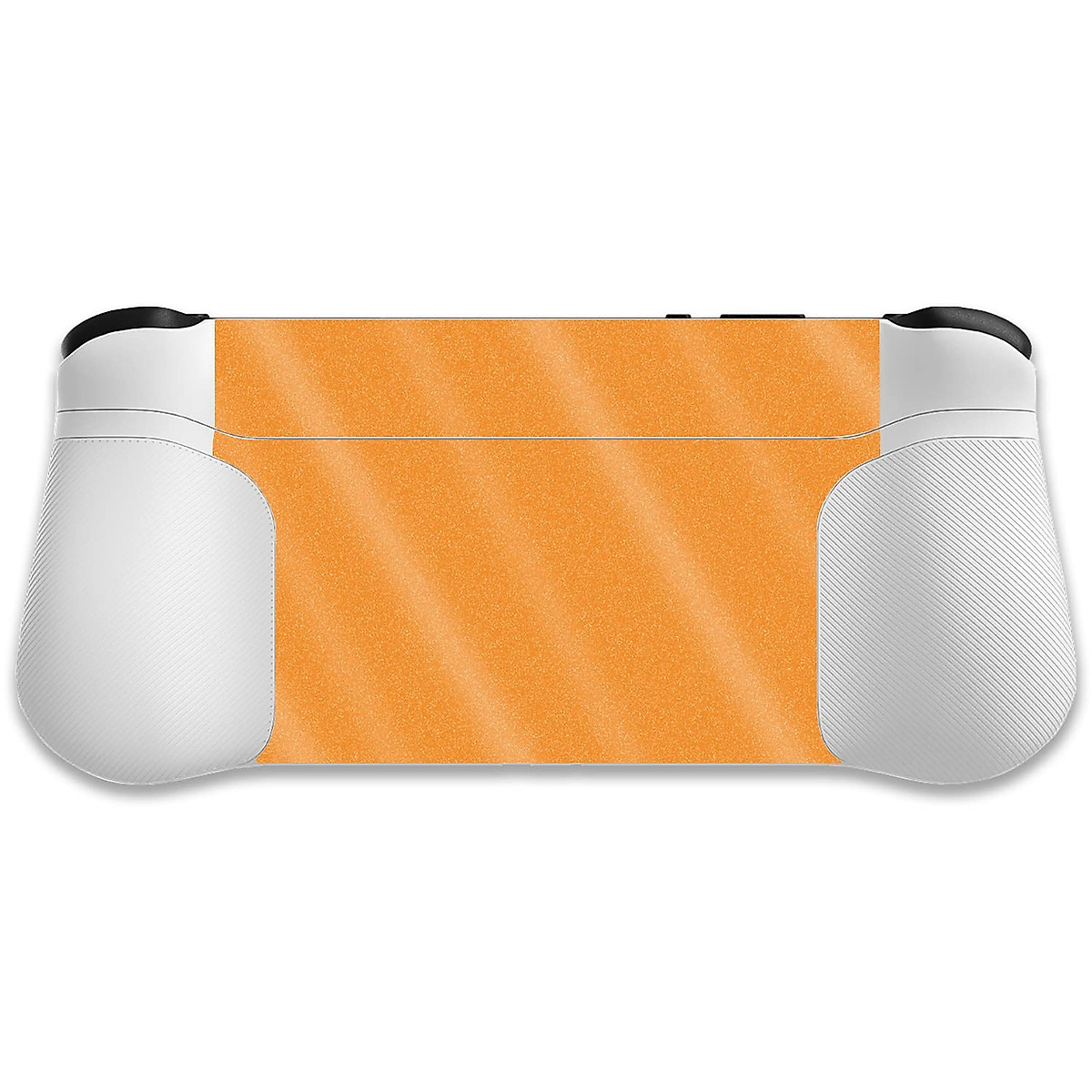 MightySkins Glossy Glitter Skin Compatible with Logitech G Cloud Gaming Handheld - Solid Orange | Protective, Durable High-Gloss Glitter Finish | Easy to Apply | Made in The USA