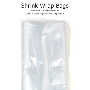 200pcs Shrink Film Packaging Bag Packing Bag Pof Heat Shrink Bag Packaging Film Sealer Bags Shrinkable Wrapping Bag Household Heat Shrink Bag