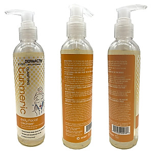 Dermactin-TS Turmeric Cleanser Daily Facial Cleanser 8 Ounce