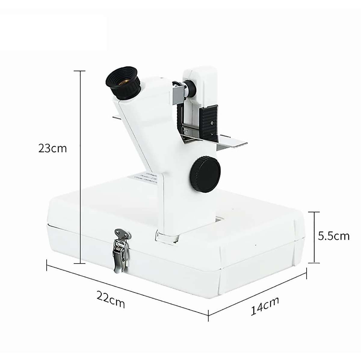 WIKINK Portable Optical Lensmeter, Optometry Lensometer, Spectacle Lens Scanner, Eyeglass Testing Equipment, Manual Focimeter