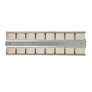 MixRBBQ Grill Briquette Tray & Briquettes Set for Viking Grill VGBQ13002 VGBQ33002RE VGBQ53024 VGBQ13603 VGBQ54224, Stainless Steel Heat Plate and Ceramic Briquettes Set (18-1/8" L X 5-7/16" W)