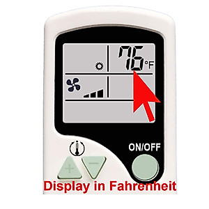 Replacement For QUIETSIDE Turbo Air Air Con Celiera Air Conditioner Remote Control Model Number: Zhf/Lw-17-1 Zhf/Lw-17 Zcf/Lw-17-1 Zcf/Lw-17 ZHF/LW-17-2 Works For AC Model Tas-18vh Tas-24vh