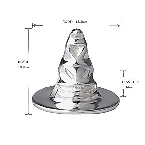 Eva's Collection "Witch Magic Hat" Bead Sterling Charm Fits Popular Charm Bracelets & Necklaces