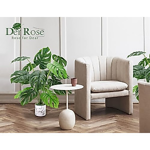 Der Rose 28" Fake Plants Tall Artificial Faux Plants in Pot for Home Farmhouse Bedroom Living Room Decor Indoor