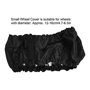 4Pcs Baby Stroller Wheel Cover, Kid Baby Wheelchair Protector Pushchair Wheel Cover Stroller Accessory for Dia 4.7-6.3 Inches(Small (4pcs))