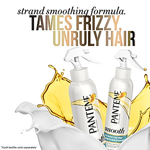 Pantene Smooth and Sleek Heat Protecting Spray for Hair, 8.5 Fluid Ounce