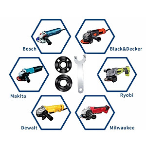 AG452K Angle Grinder Wrench Spanner fits for Dewalt Milwaukee Makita 193465-4 Bosch Black & Decker Ryobi 039028001052