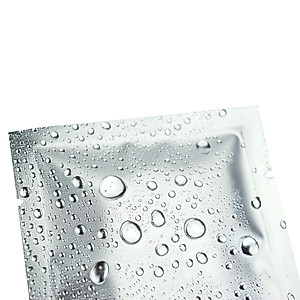 QQ Studio 200 PCS Metallic Mylar Foil Open Top Sealable Bags (6x9cm (2.3x3.5"), Silver)