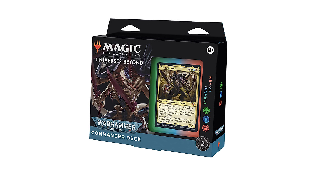 Magic Warhammer 40K Commander Deck Tyranid Swarm – Ready to Play