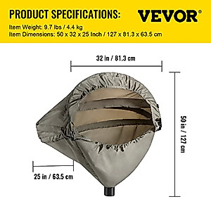 VEVOR Miter Saw Hood, 5000-L Lighted Dust Solution For Miter Saws, Chop Shop Dust Collection w/Light 110V, Dust Collector Compatible with all Miter Saws, Accessory Holes, Carrying Bag