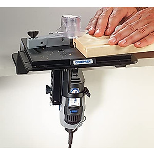 Dremel 231 Portable Rotary Tool Shaper and Router Table- Woodworking Attachment Perfect for Sanding, Shaping, and Trimming Edges