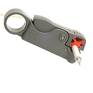 Cables Direct Online - Deluxe Rotary Coax Coaxial Cable Stripper Cutter Tool RG58 RG6 RG59 Quad, Dual