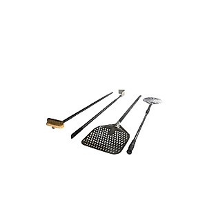 4 Piece Wood-Fired Pizza Oven Utensil Kit