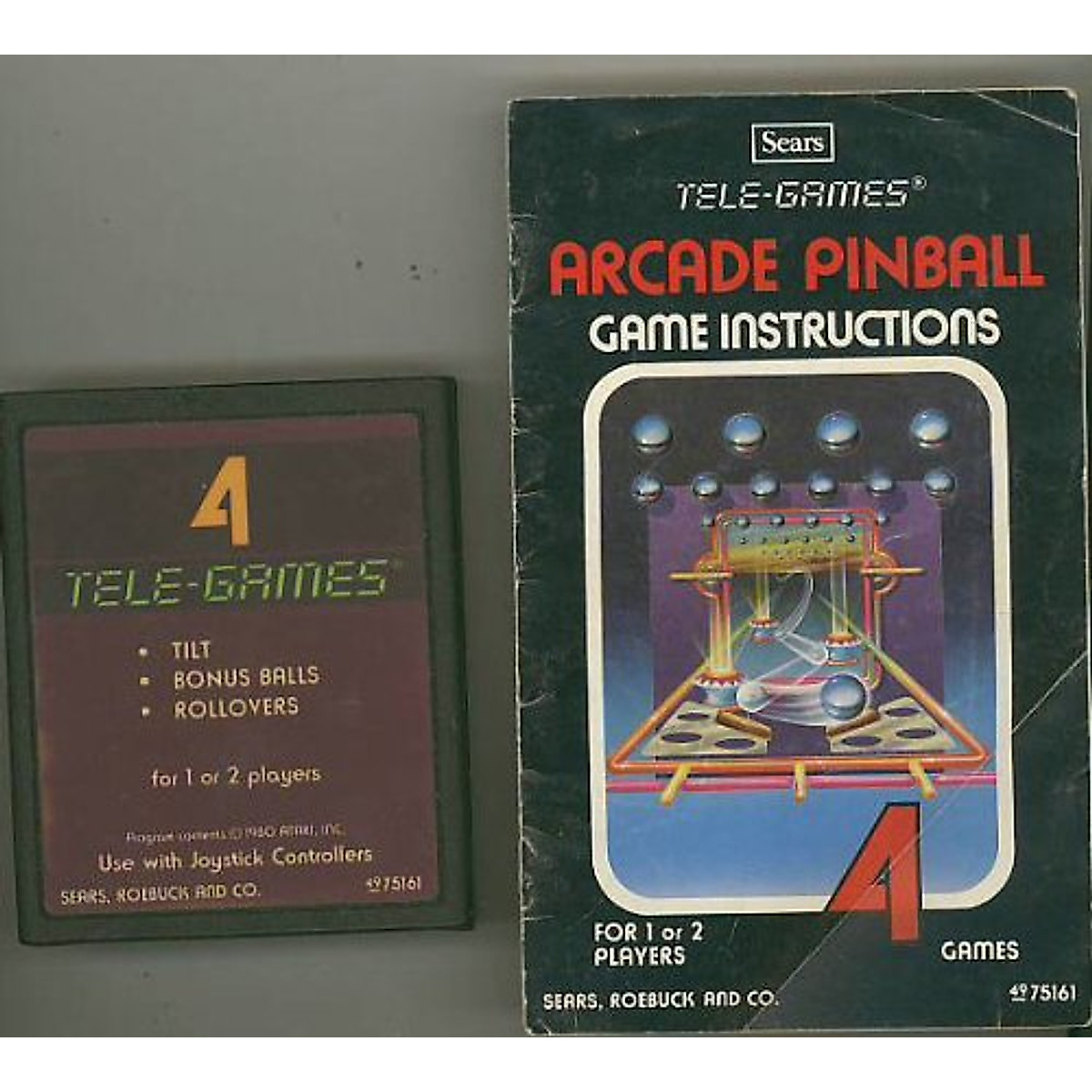 Sears Tele-games Arcade Pinball for Atari 2600