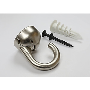 Hangman Products Elephant Ceiling Hook, 1 Hanger, Nickel