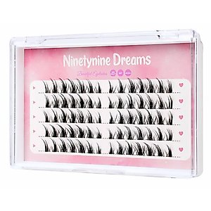 Ninetynine Little Devil Style (12mm) 70pcs C Curl Individual False Eyelash Extension Reusable Natural Soft Volume Lashes Clusters