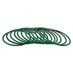 Efulgenz Indian Bangles Set Bollywood Plain Metal Velvet Bangle Bracelets Costume Jewelry for Women