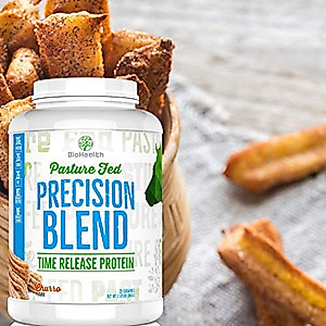 Precision Blend Churro (4 lb) | 31g Time Released Whey Protein Blend | Non-GMO | Sugar Free | 45 Servings
