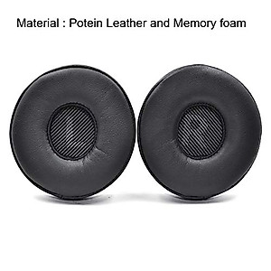 Defean Replacement Ear Pads V300 Earpad Potein Leather and Memory Foam for JBL V300BT (Everest V300) Headphone (for JBL V300BT, Black)