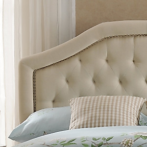 Christopher Knight Home Killian Headboard - Fully Upholstered, Queen / Full, Beige