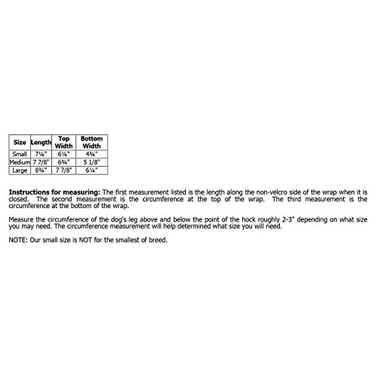 BACK ON TRACK Therapeutic Dog Hock Brace (Pair), Color: Black, Size: L (31020003)