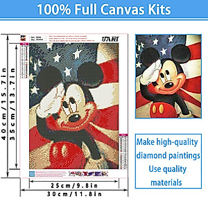 JAKI Diamond Painting Kits for Adults, DIY 5D Diamond Art Painting with Round Diamonds Full Drill Gem Art Painting Kit for Home Wall Decor (12x16inch/30×40cm)