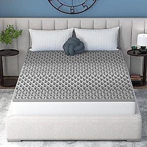 Vibe 2” Cool Pod Convoluted Gel Memory Foam Mattress Topper, California King