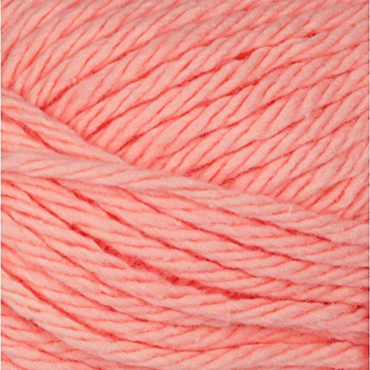 Bernat Handicrafter Cotton-Solids Yarn, Coral Rose