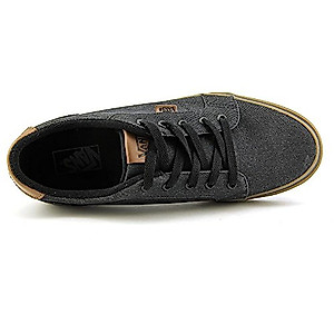 Vans Bishop Men's Shoes Waxed Denim Black Gum, 13 US Men
