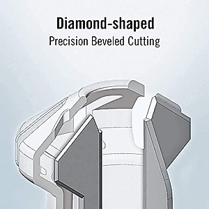 OZELS Ear and Nose Hair Trimmer for Men, Cordless Lithium-Powered Trimmer with -Bevel Blade