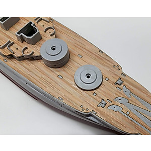 Scaledecks.com Premium Wood Deck for 1/350 USS Arizona (fits Hobby Boss and Other 1/350 Kits)