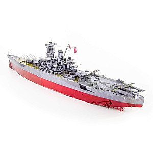 Fascinations Metal Earth Premium Series Yamato Battleship 3D Metal Model Kit