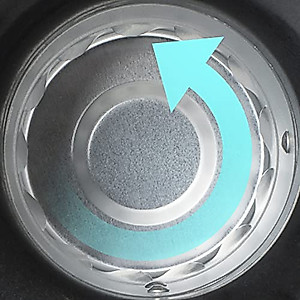 Nostalgia Popcorn Maker, 16-Cup Healthy Hot Air Popcorn Machine, Oil Free, Kernel Measuring Cup and Butter Melting Tray, Aqua