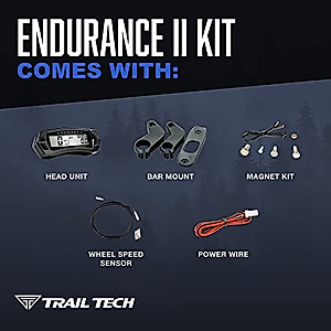 Trail Tech 202-112 Endurance II Digital Gauge Speedometer Kit