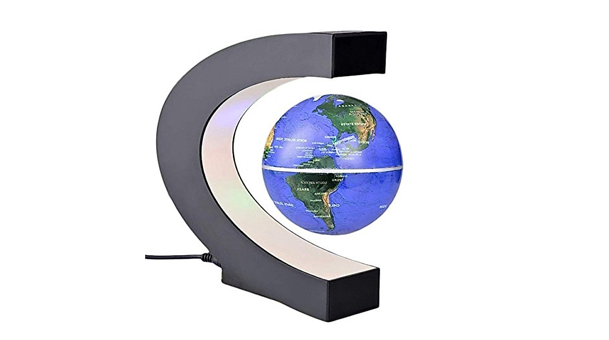 FUGEST Magnetic Levitation Globe - Stunning Floating World Map
