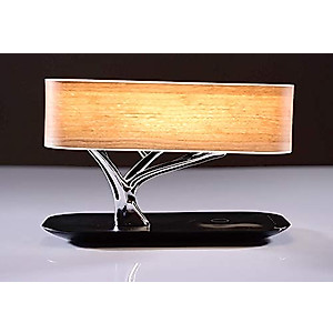 Sharper Image Bonsai Bluetooth Speaker Lamp with Wireless Charging Pad