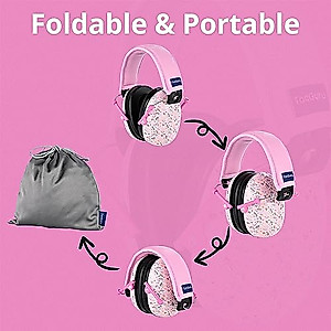 TacGuru 130 Special Edition, Kids Ear Protection Earmuffs, Hearing Protection for Kids, One Size for 3-16 Yr Old, Unicorns Pattern