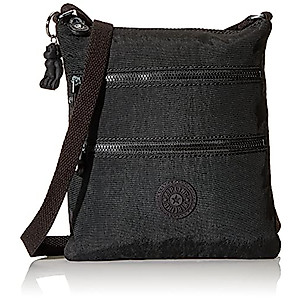 Kipling Keiko Mini Crossbody Bag, Black Noir, 8"L x 9"H x 1.25"D