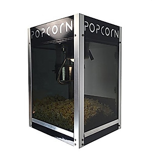 Paragon Contempo Pop 4 Ounce Popcorn Machine for Professional Concessionaires Requiring Commercial Quality High Output Popcorn Equipment, Black, (1104220)