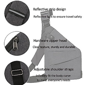 KYAOBEY Wander Plus Anti Theft Bag, Wander Bag, North Carry Slim Sling Bag,Anti Theft Slim Sling Bag for Women & Men (Black)