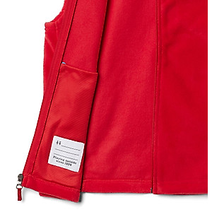 Columbia Baby Steens Mtn Fleece Vest, Mountain Red, 18/24