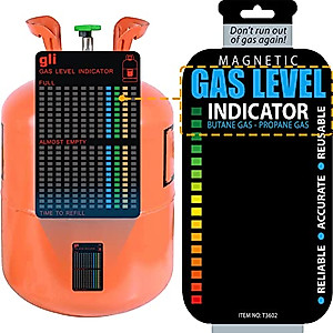 VORANBOTIC Magnetic Gas Level Indicator Gauge Reusable Propane Fuel Level Indicators Propane Tank Gauge Level Indicator Propane Tank Sensor for Home Kitchen Tool (5Pcs)
