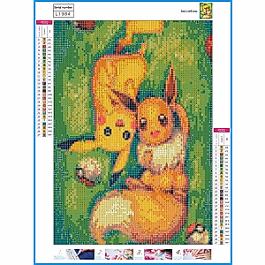 DIY 5D Diamond Painting Kits for Adults,Full Drill Embroidery Paint with Diamond for Home Wall Decor 12X16 Inch