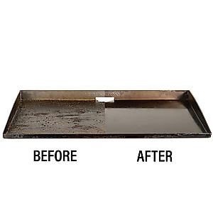 Blackstone 5060 Grill & Griddle Kit 8 Pieces Premium Flat Top Grill Accessories Cleaner Tool Set-1 Stainless Steel 6" Scraper, 3 Scouring Pads, 2 Cleaning Bricks, and 1 Handle, Black