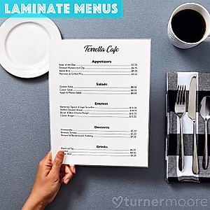 Matte Clear Vinyl Laminate for Stickers 12" x 15FT Matte Clear Laminate Roll Self-Adhesive for Cricut, Laminate Stickers Waterproof, Cricut, Stencils by Turner Moore Edition (Matte Sticker Laminate)