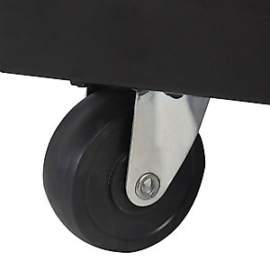 Rolling Welding Cart, Heavy Duty Welder Cart, Welder Trolley with Wheel & Safety Chain & Tank Storage & Gas Bottle Storage for TIG Welder or MIG Welder, 100 lbs Capacity