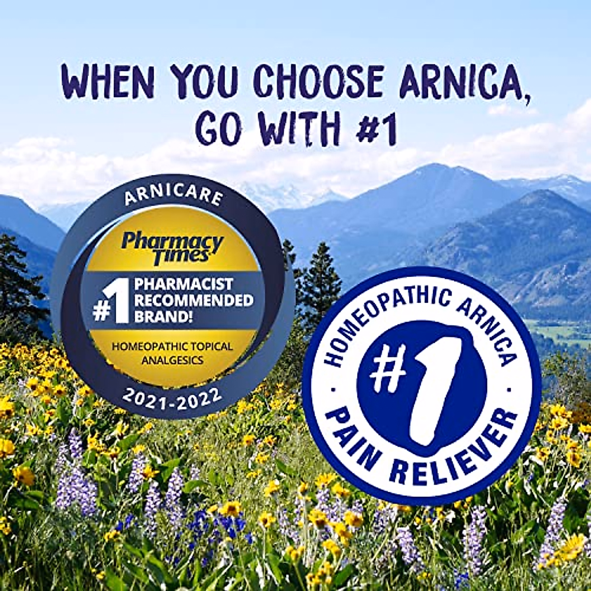 Boiron Arnicare Cream for Relief for Joint Pain, Muscle Pain, Muscle Soreness, and Swelling from Bruises or Injury - Fast Absorbing and Fragrance-Free - 1.3 oz