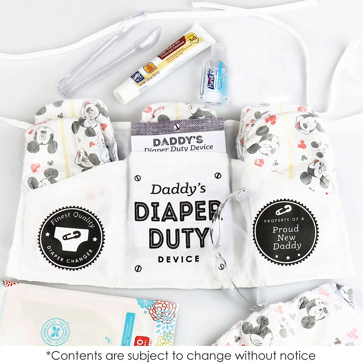 Big Dot of Happiness Daddy's Diaper Duty Device - Funny New Baby Gifts for Dad